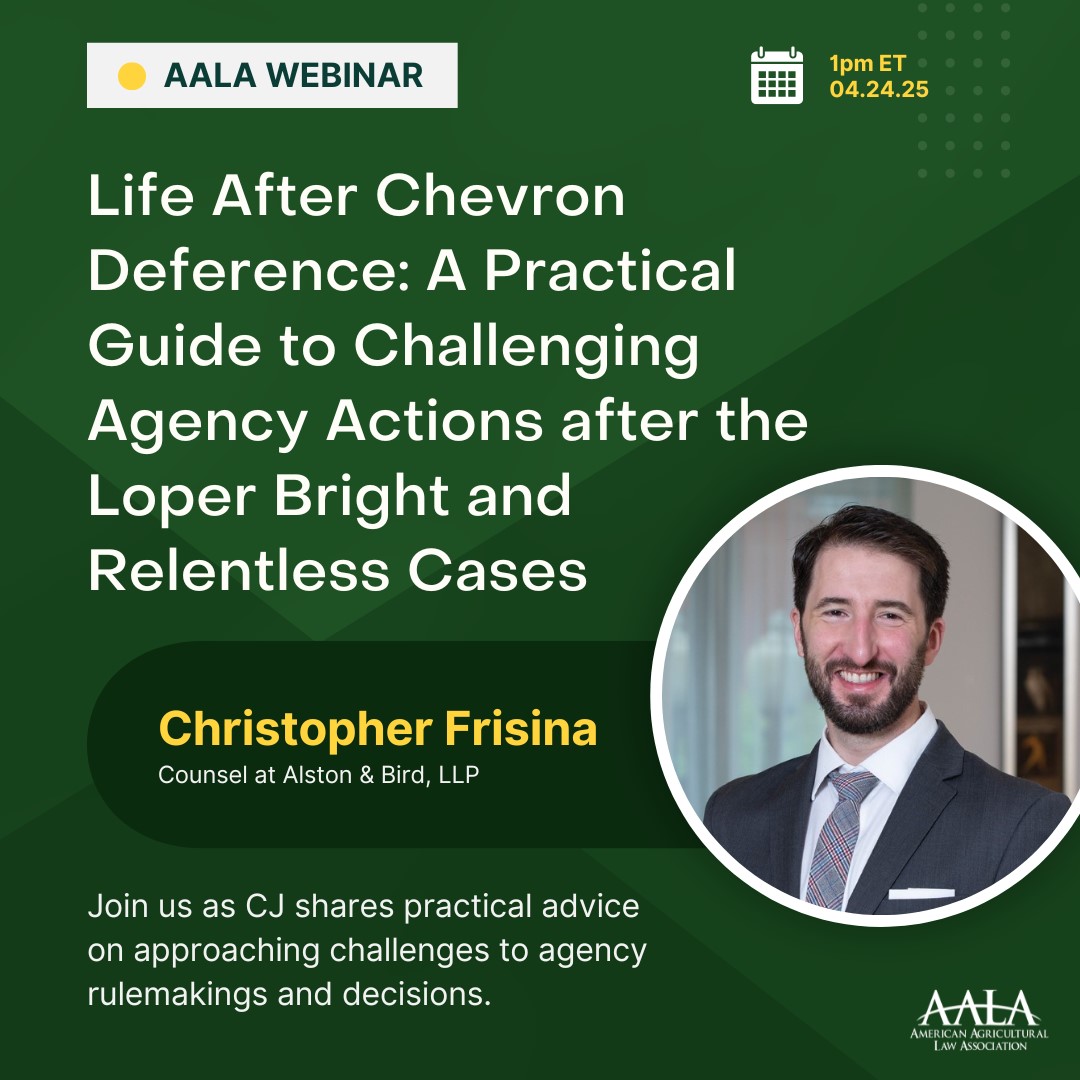 Webinar: Life After Chevron Deference – AALA