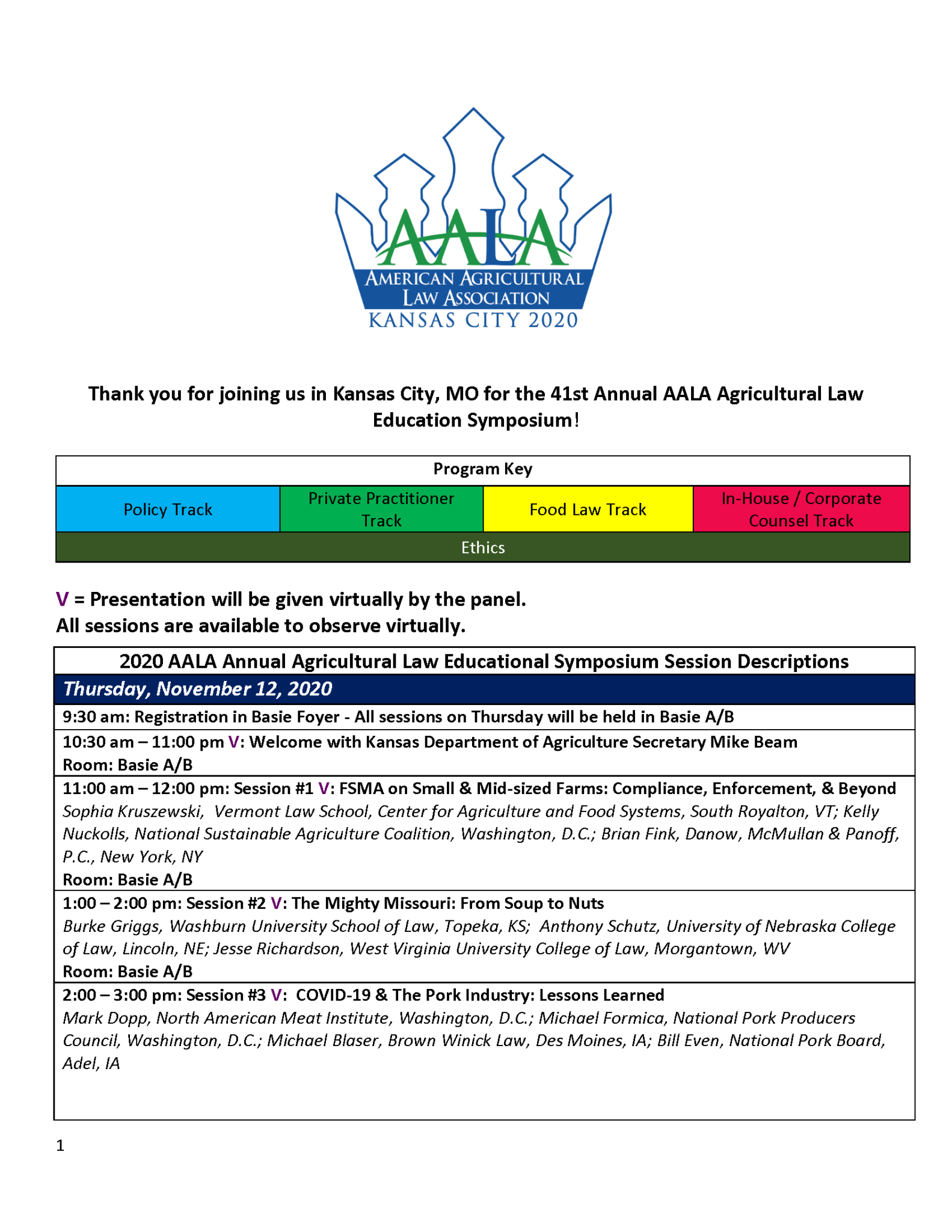 2020 AALA Educational Symposium Session Descriptions – AALA