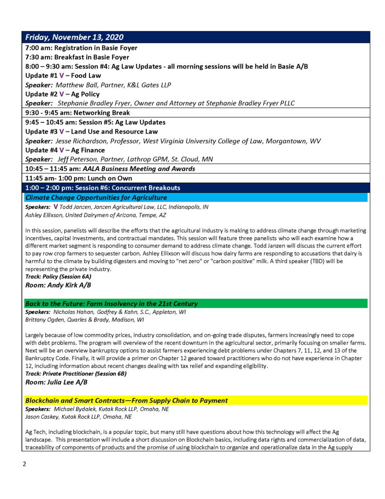 2020 AALA Educational Symposium Session Descriptions – AALA